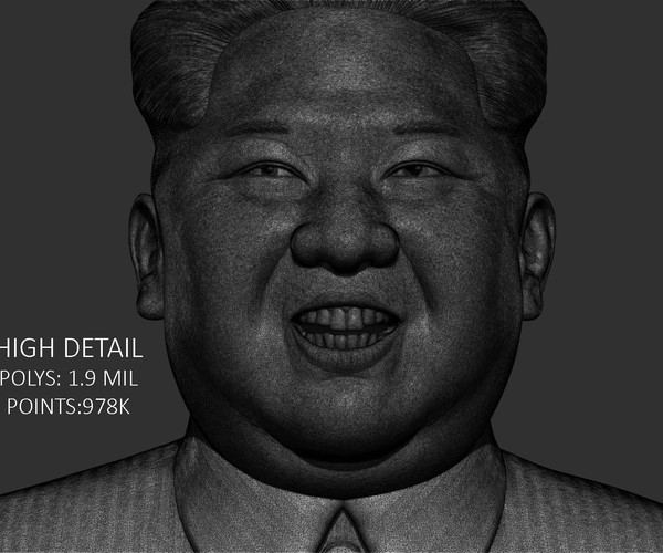 ArtStation - Kim Jong-Un 3d Print Model | Resources