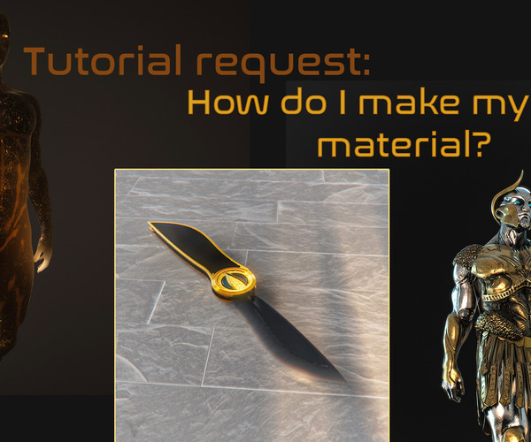 ArtStation - Gold material design | Tutorials