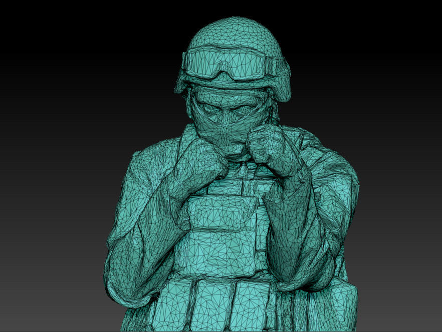 ArtStation - Fully equipped American soldier ready to fight 106 | Game ...