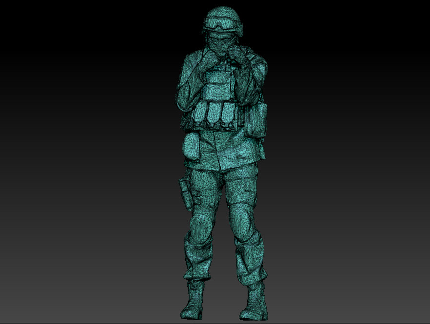ArtStation - Fully equipped American soldier ready to fight 106 | Game ...