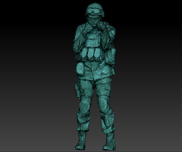 ArtStation - Fully equipped American soldier ready to fight 106 | Game ...