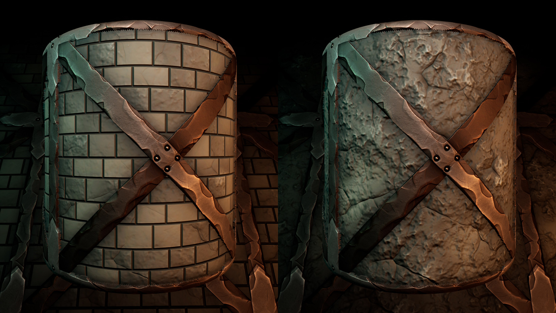 ArtStation - Another Stylized Material Collection 7 | Game Assets