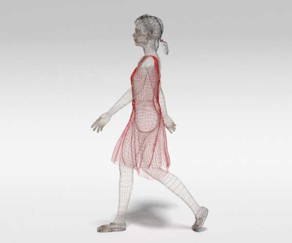 ArtStation - Cartoon Walking Woman | Resources