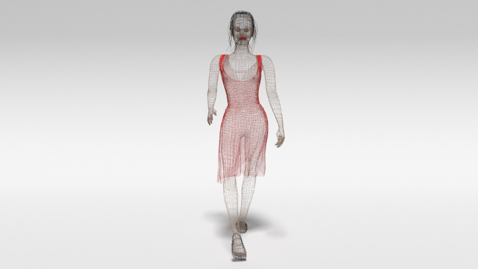 ArtStation - Cartoon Walking Woman | Resources