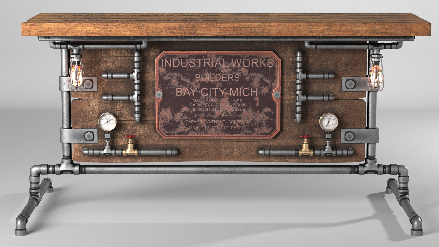 ArtStation - Steampunk Table Set | Resources