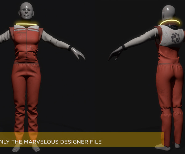 ArtStation - engineer suit | Resources