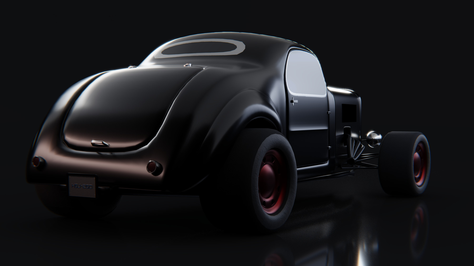 ArtStation - Hot Rod - Game-ready car | Game Assets