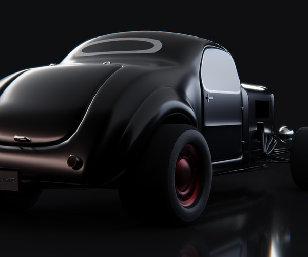 ArtStation - Hot Rod - Game-ready car | Game Assets