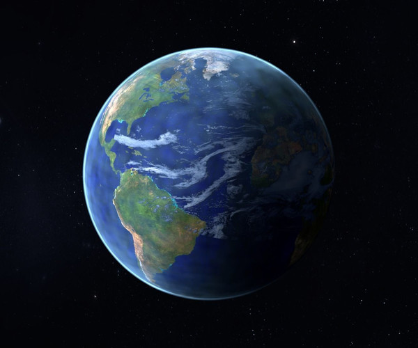 ArtStation - Planet Earth Realistic 3D Model (for Blender) | Game Assets