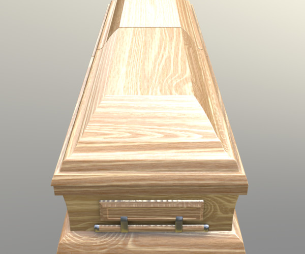 ArtStation - Wooden Casket Oak | Game Assets