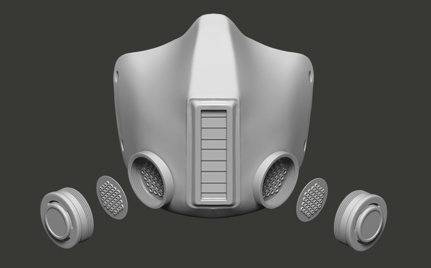 ArtStation - Mask 3D Printing model | Resources