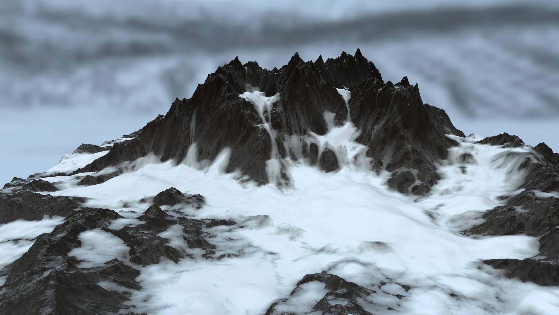 ArtStation - Snow Mountain | Game Assets