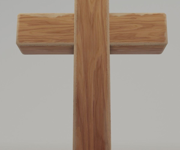 ArtStation - Wooden Cross 3D Model | Game Assets