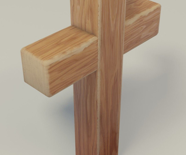 ArtStation - Wooden Cross 3D Model | Game Assets