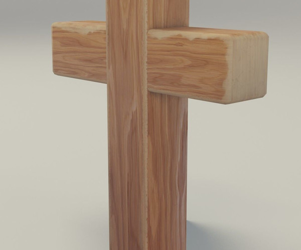 ArtStation - Wooden Cross 3D Model | Game Assets