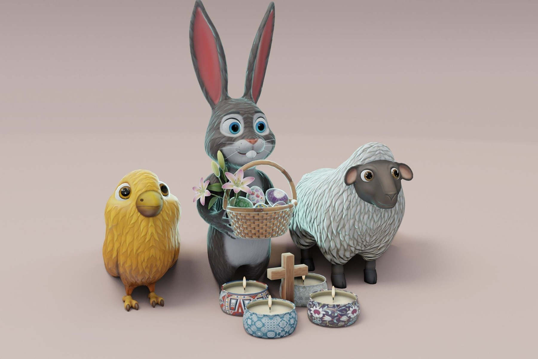 ArtStation - Easter 3D Model | Game Assets
