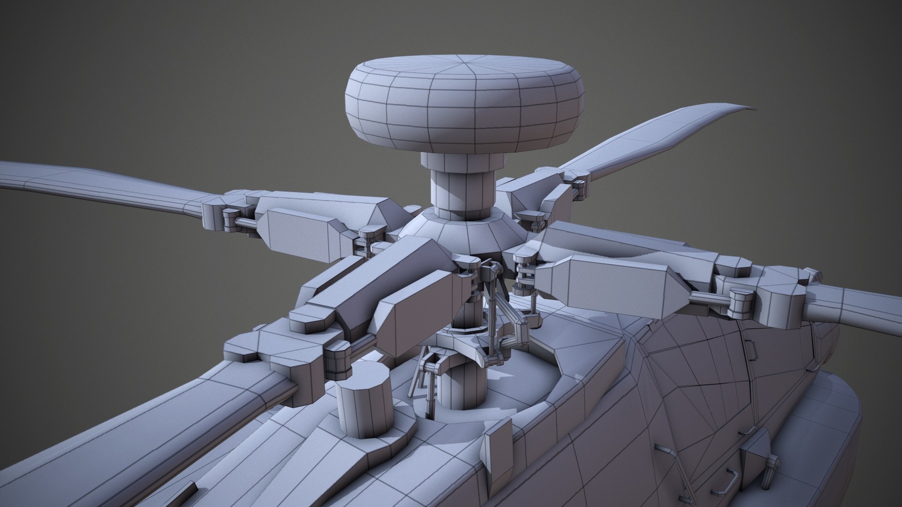 ArtStation - AH-64D Apache Longbow Helicopter - Low Poly | Game Assets