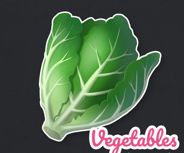 ArtStation - 2D Vegetables High qualiry pack | Game Assets