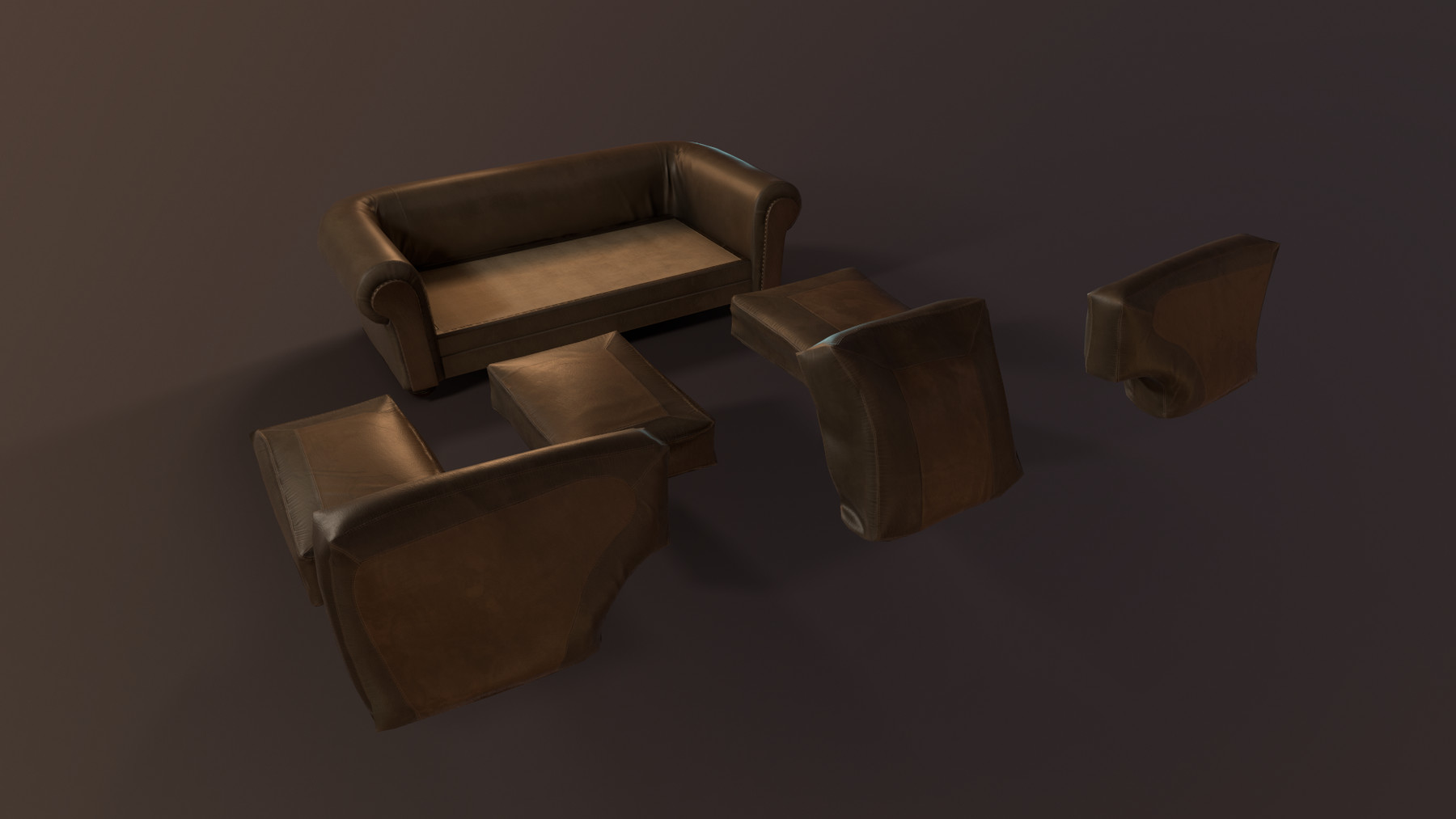 ArtStation - Living Room Pack - PBR Models | Game Assets