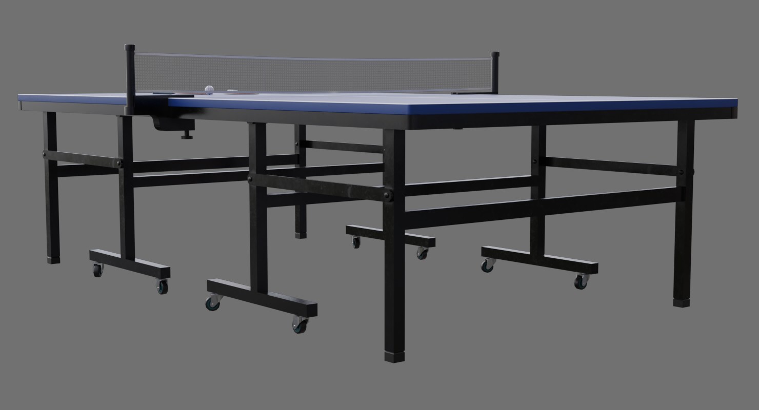 ArtStation - Ping Pong Table 2A | Game Assets