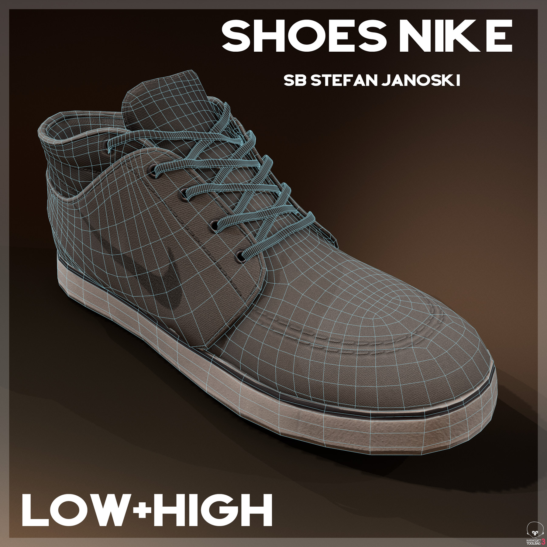 ArtStation - SHOES LOW + HIGH | Game Assets