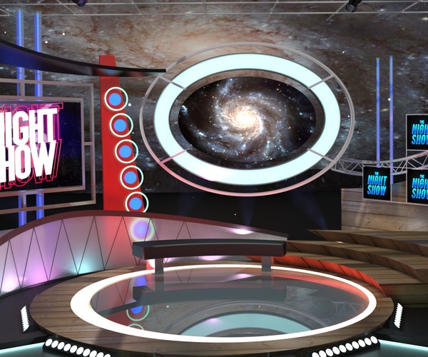 ArtStation - Virtual TV Studio Talkshow 1 | Resources