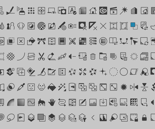 ArtStation - 353 Icons Clip Studio Paint Light Theme | Game Assets