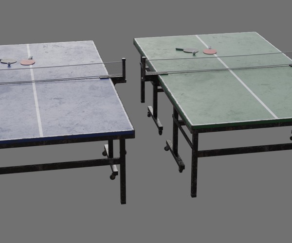 ArtStation - Ping Pong Table 2B | Game Assets