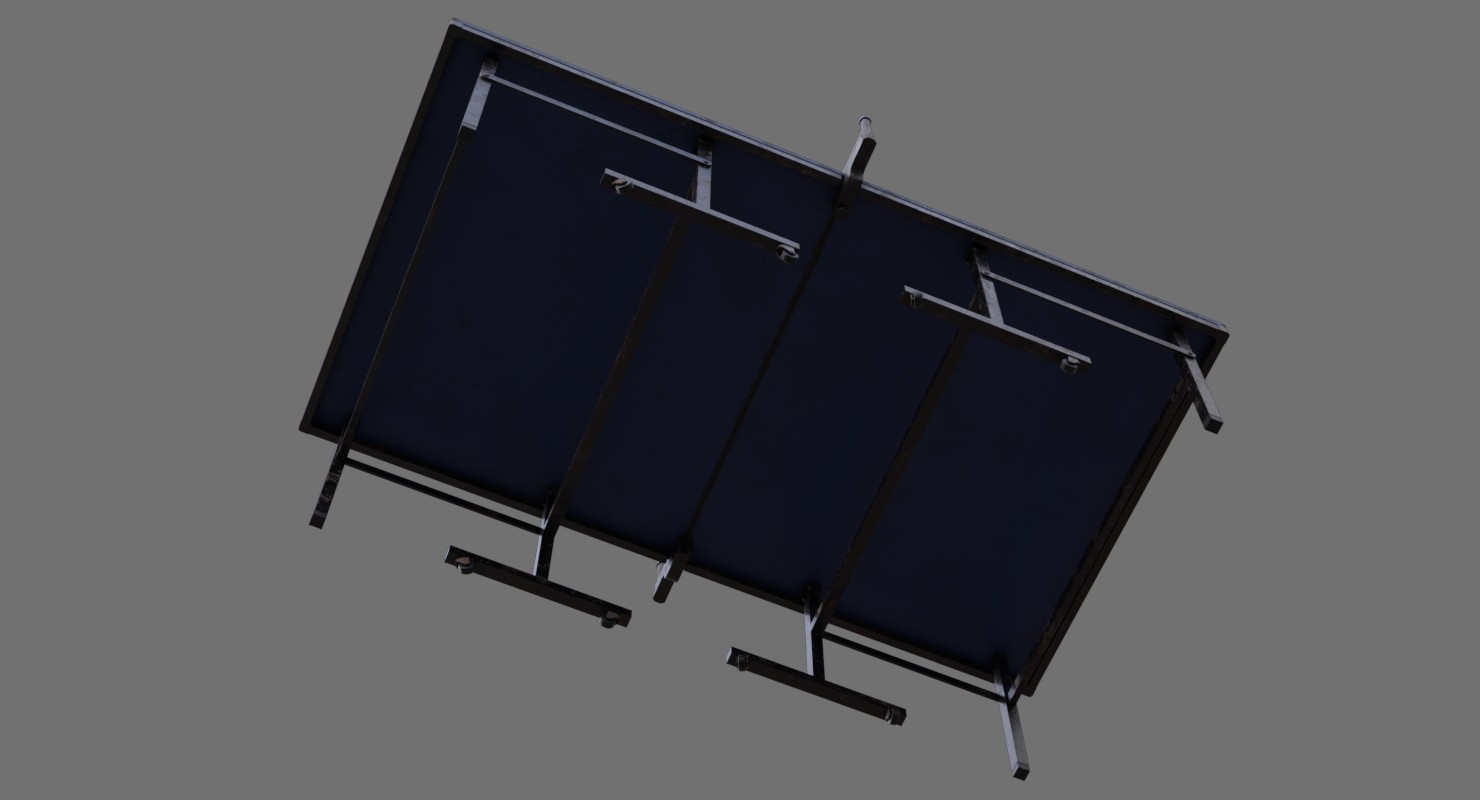 ArtStation - Ping Pong Table 2B | Game Assets