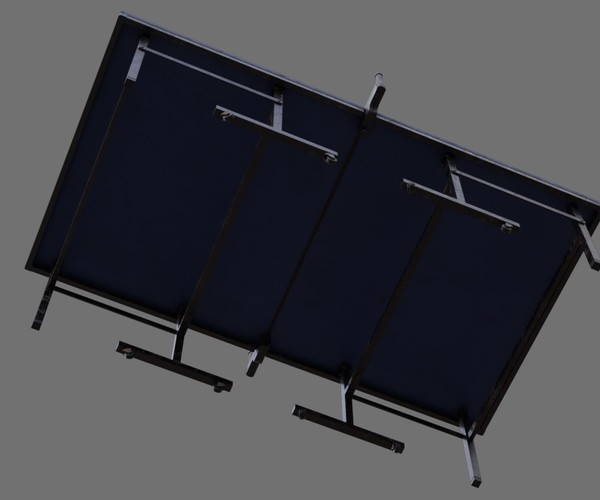 ArtStation - Ping Pong Table 2B | Game Assets