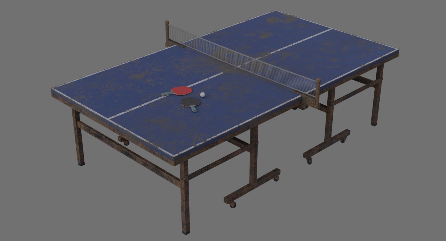 ArtStation - Ping Pong Table 2C | Resources