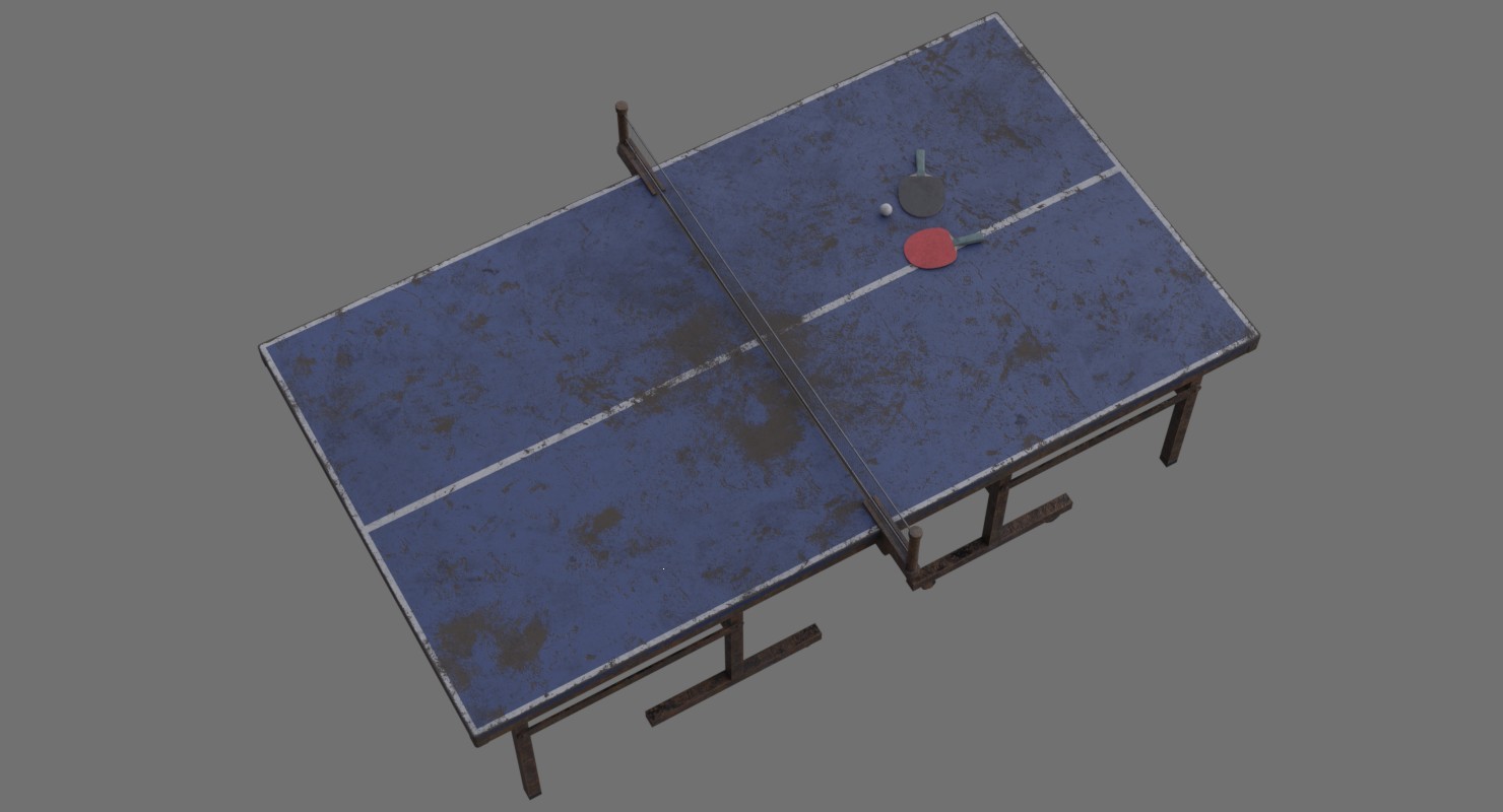 ArtStation - Ping Pong Table 2C | Resources