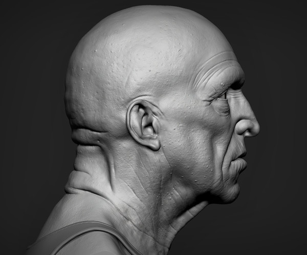 ArtStation - Male Head - Old Man | Resources