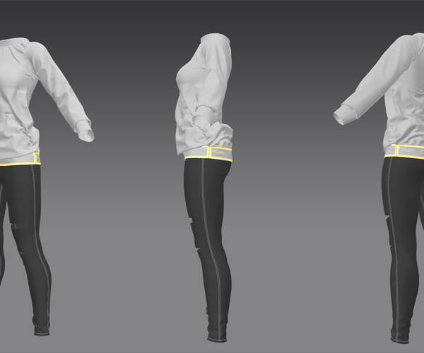 ArtStation - Street outfits Collection 01 Marvelous Designer Patterns ...