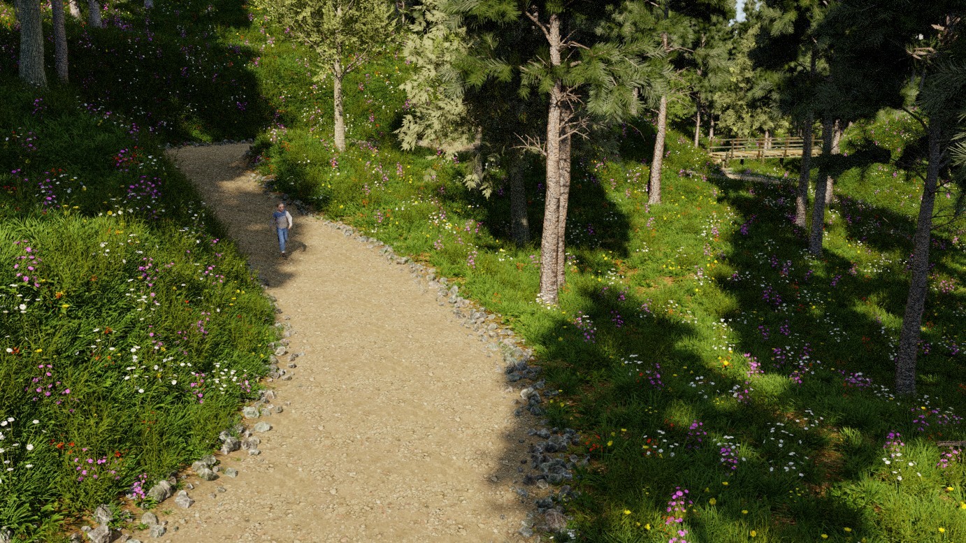 ArtStation - Forest paths in Blender | Game Assets