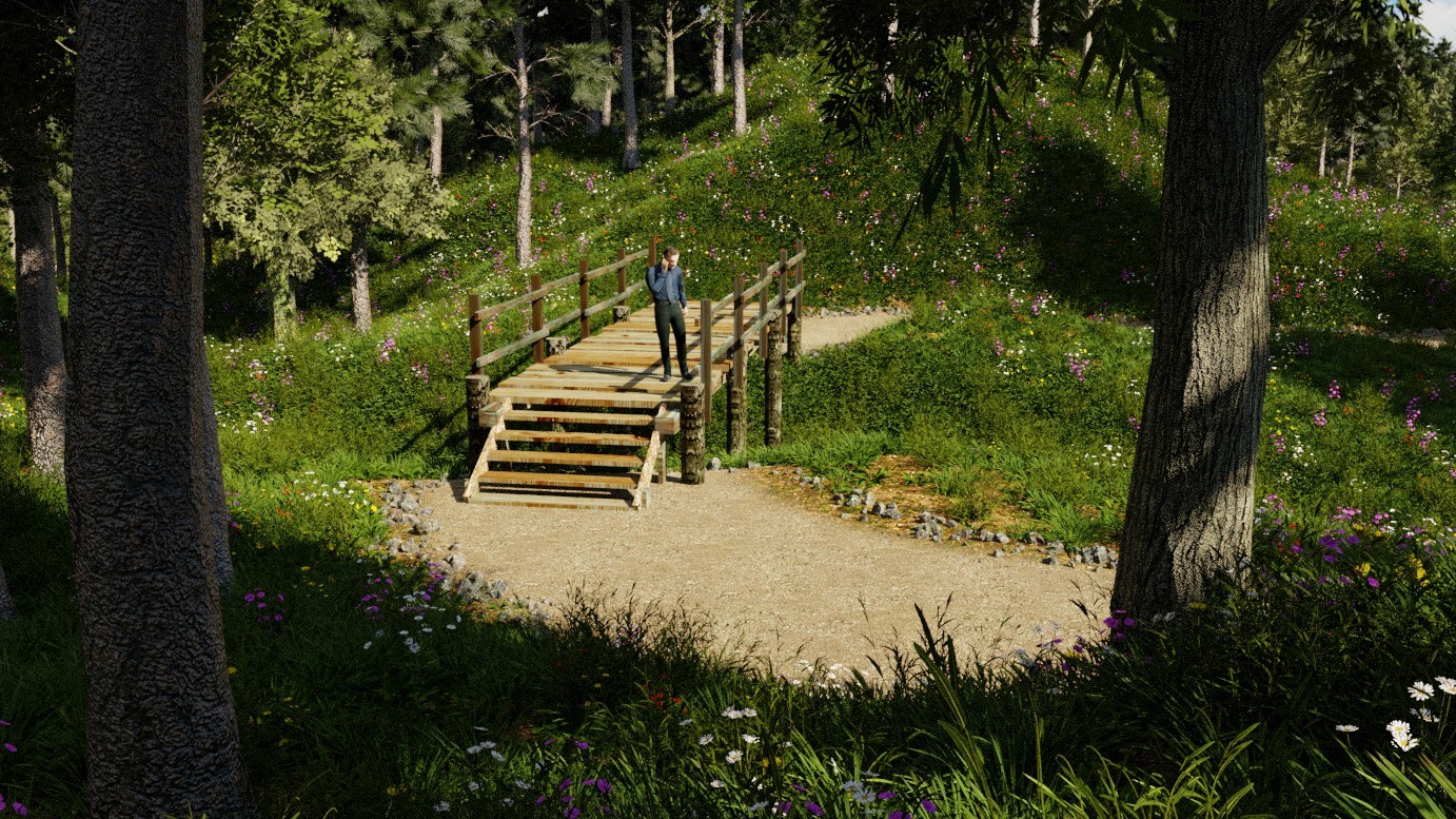 ArtStation - Forest paths in Blender | Game Assets