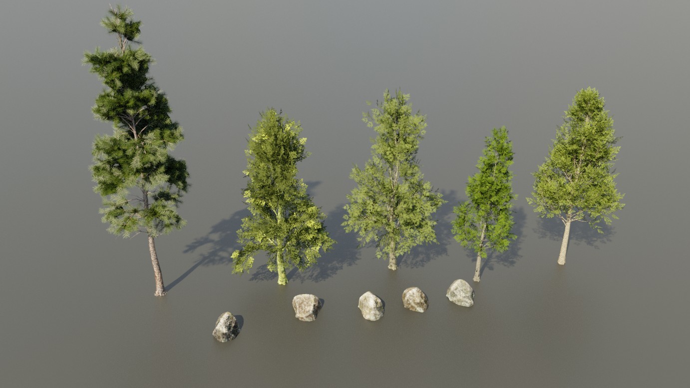 ArtStation - Forest paths in Blender | Game Assets