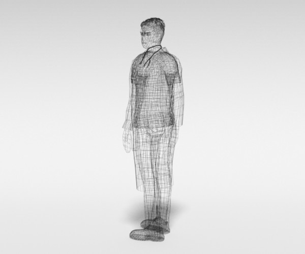 ArtStation - Low Poly Man Doctor | Resources