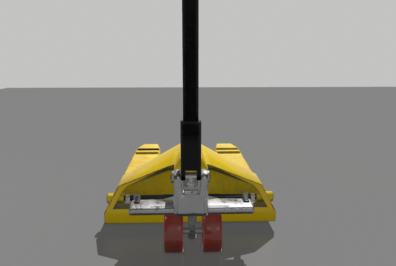 ArtStation - Industrial Pallet Truck Trolley 2 | Game Assets