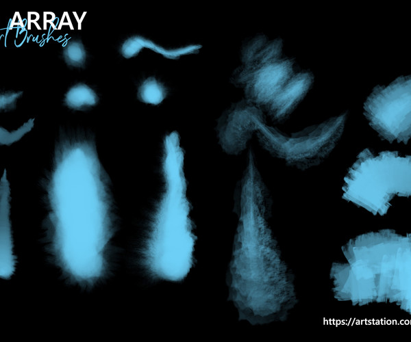 ArtStation - Design Array Painterly and Texture Brushes V.0 | Brushes