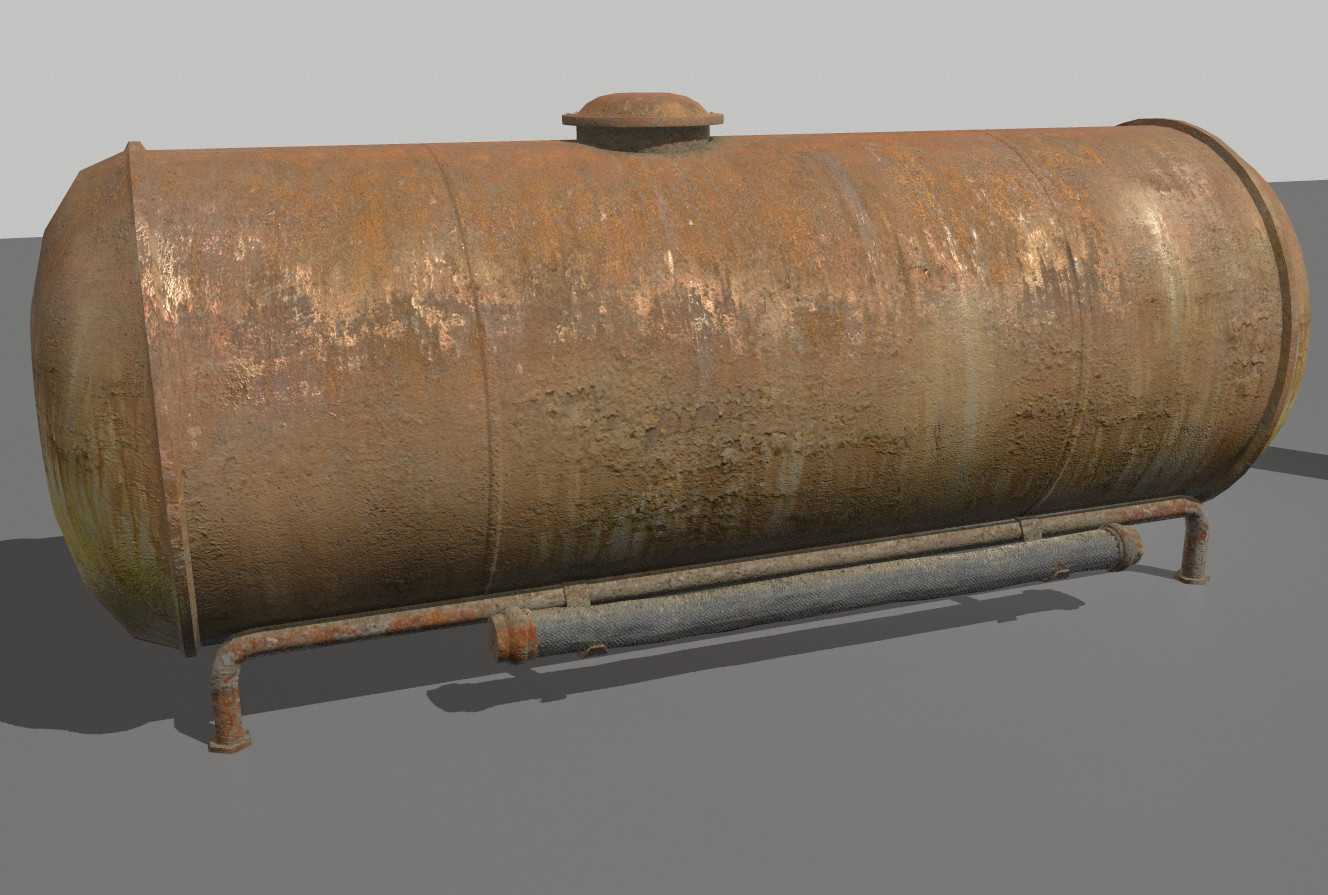 ArtStation - Rusty and old Industrial Tank | Resources