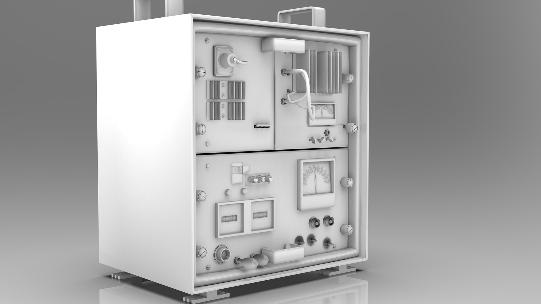 ArtStation - Electric panel 3d | Resources