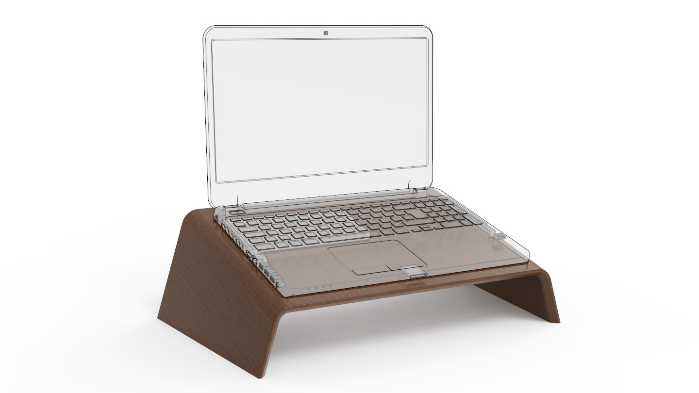 ArtStation - Wooden notebook stand | Resources