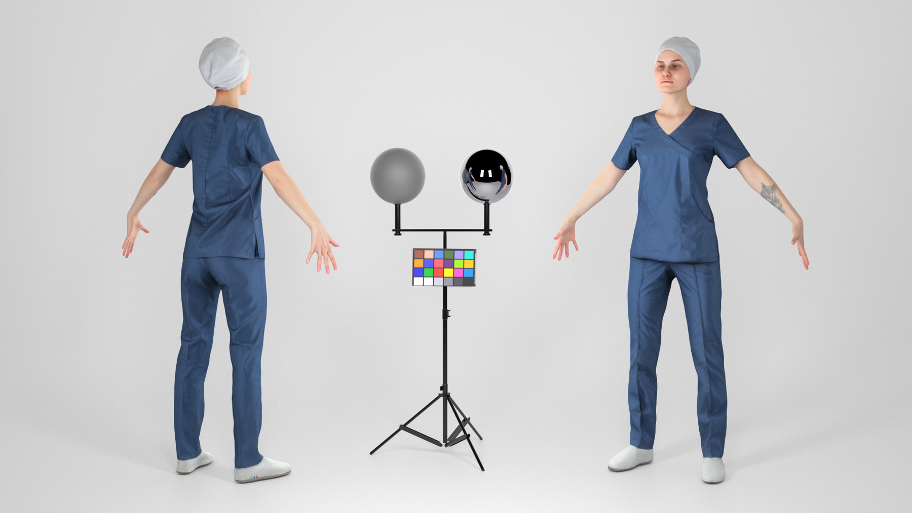 ArtStation - Surgical doctor female ready for animation 162 | Resources