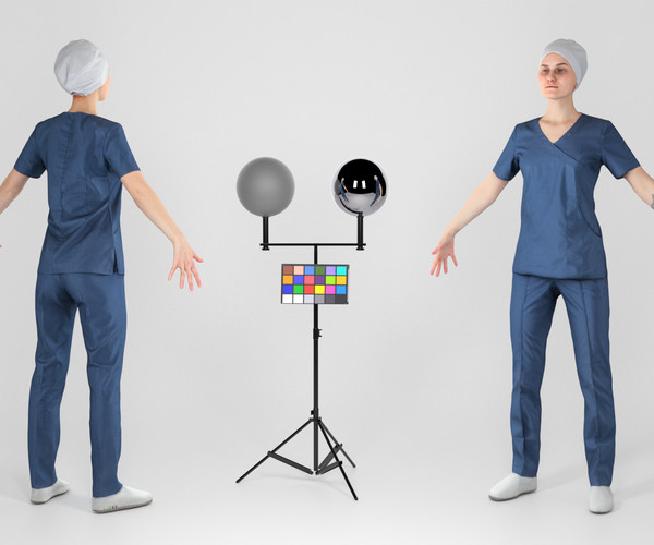 ArtStation - Surgical doctor female ready for animation 162 | Resources