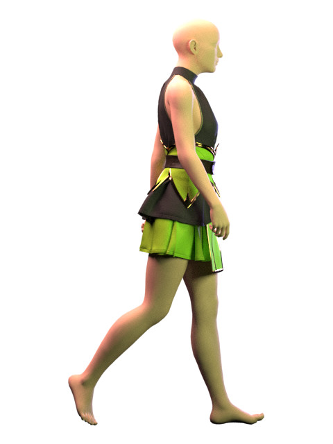 ArtStation - Female Red Cloak - 36 Marvelous Designer and Clo3D | Game ...