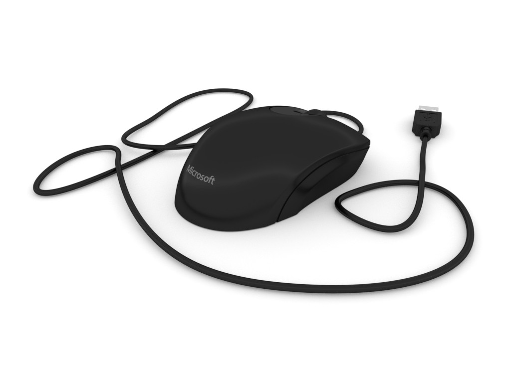 ArtStation - 3D Model: Computer Wired Mouse - Microsoft | Resources