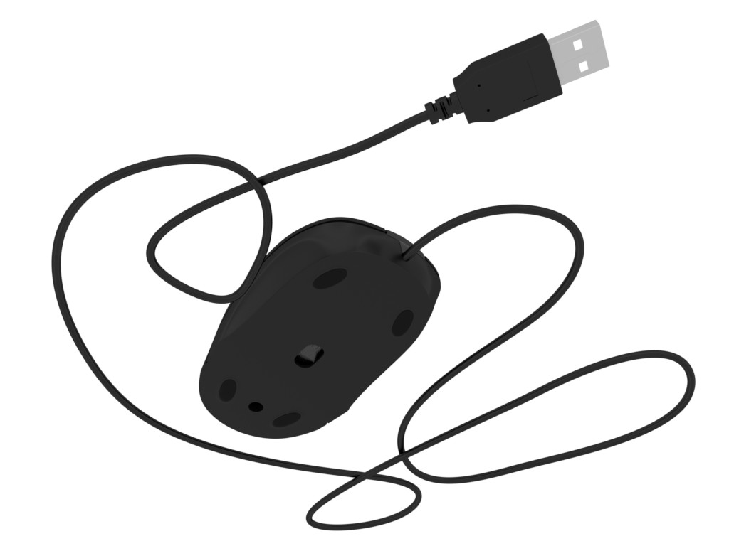 ArtStation - 3D Model: Computer Wired Mouse - Microsoft | Resources