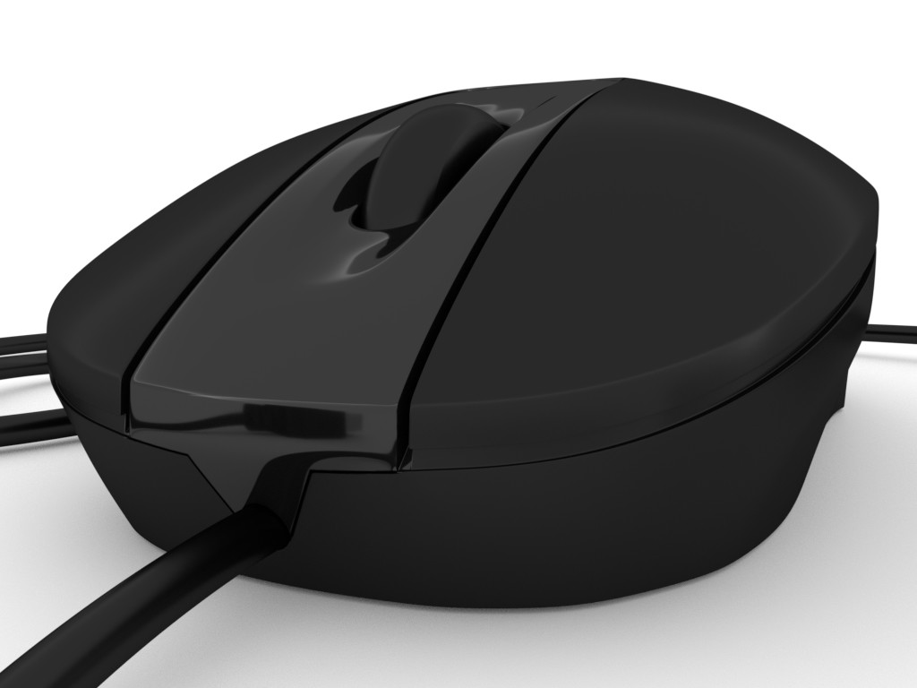 ArtStation - 3D Model: Computer Wired Mouse - Microsoft | Resources