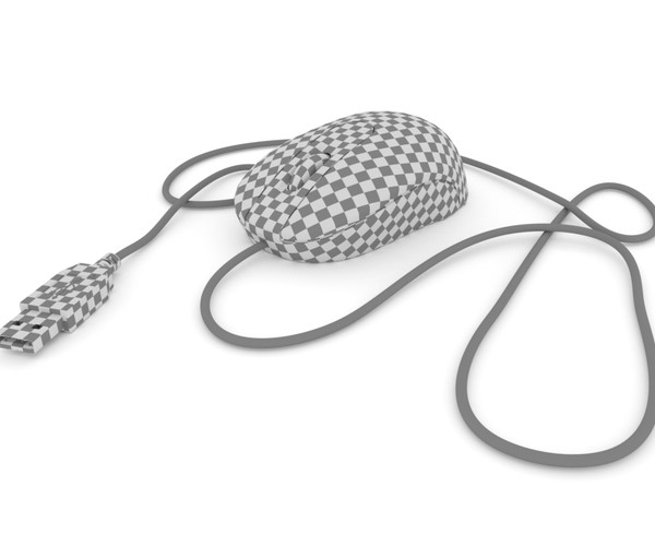 ArtStation - 3D Model: Computer Wired Mouse - Microsoft | Resources